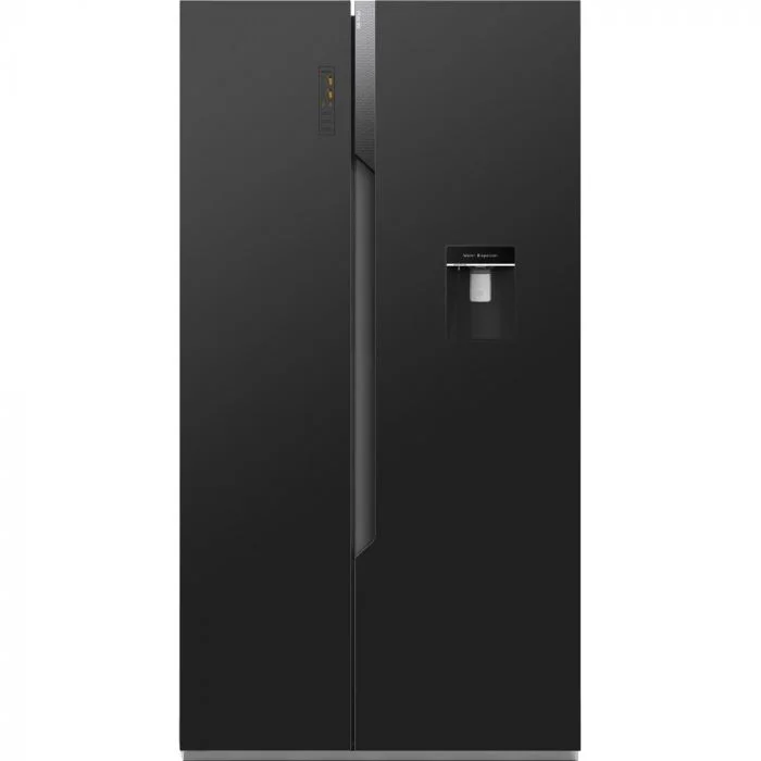 HISENSE H670SMIA-WD 670L BLACK SIDE BY SIDE FRIDGE WITH DISPENSER ...